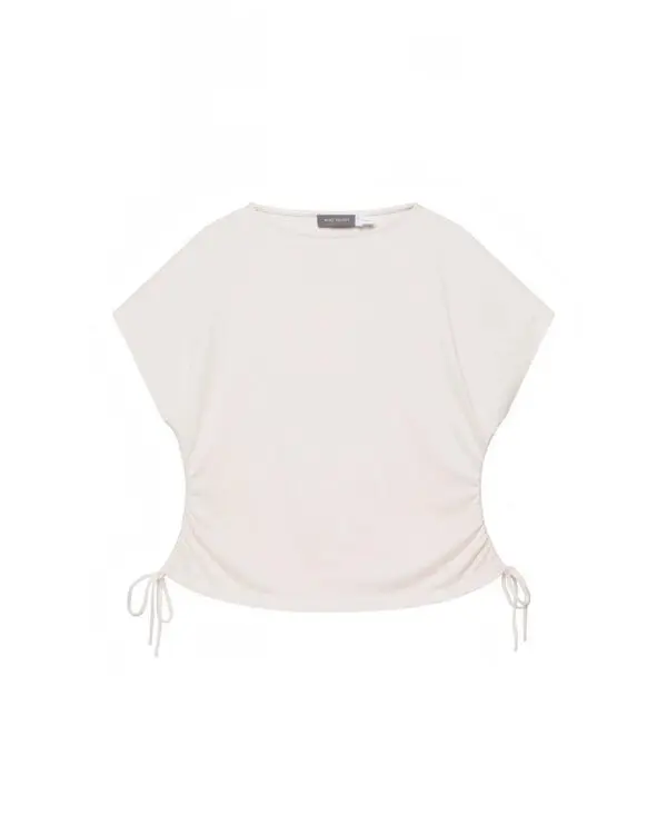 Mint Velvet Jersey Ruched Tie Detail Top