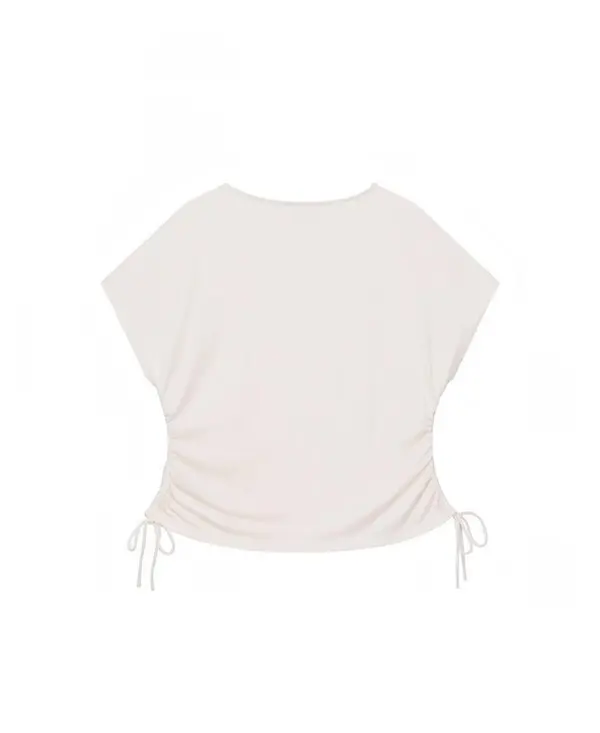 Mint Velvet Jersey Ruched Tie Detail Top