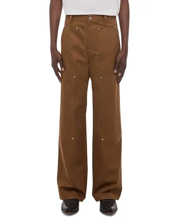 Helmut Lang Straight Fit Carpenter Chino Pants - Fawn