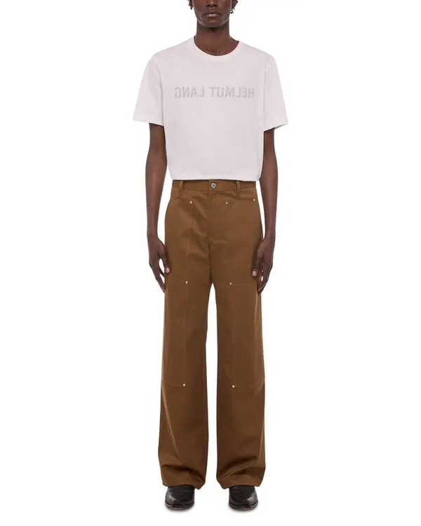 Helmut Lang Straight Fit Carpenter Chino Pants - Fawn