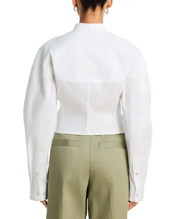Helmut Lang Cotton Band Collar Shirt