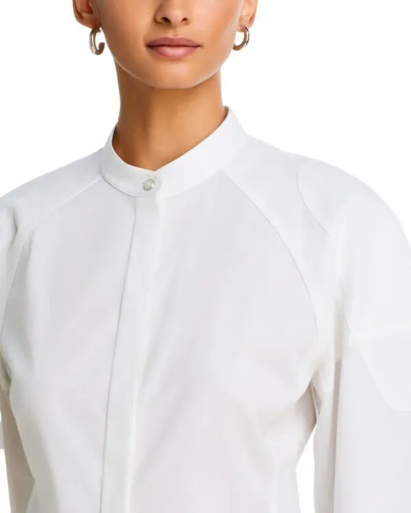 Helmut Lang Cotton Band Collar Shirt