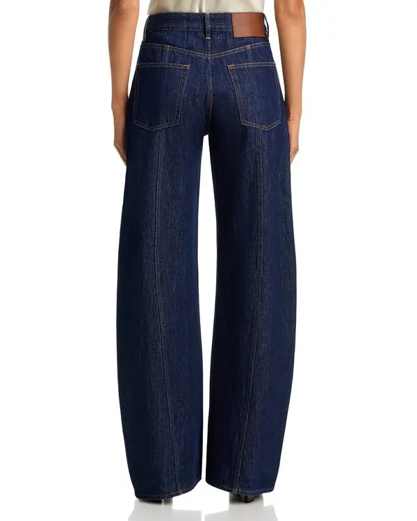 Helmut Lang High Rise Saddle Jeans