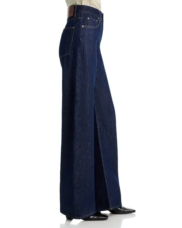 Helmut Lang High Rise Saddle Jeans
