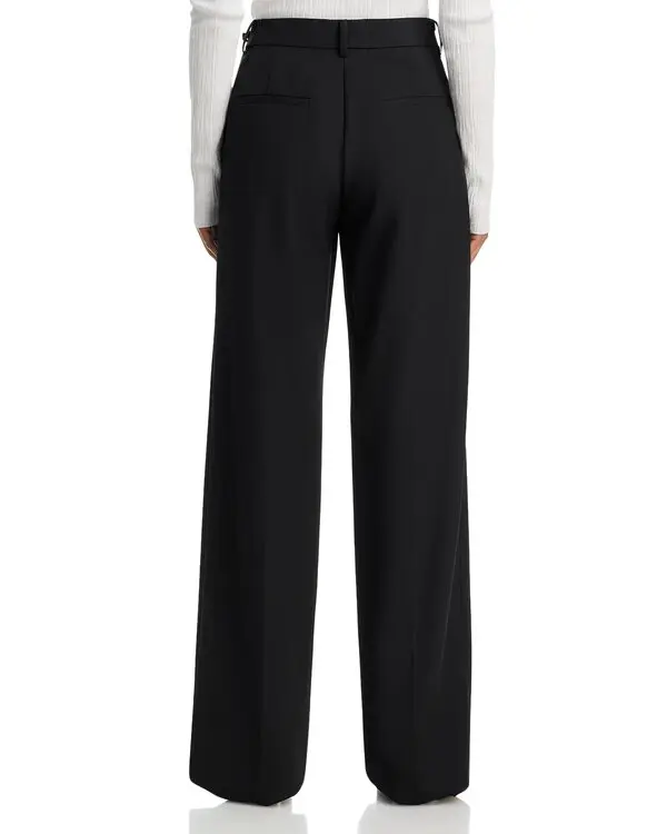 Helmut Lang Belted Wool Trousers