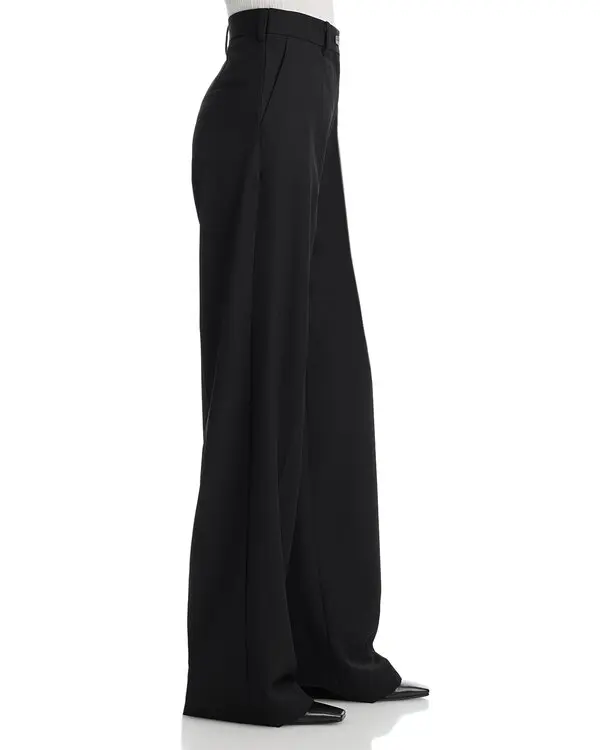 Helmut Lang Belted Wool Trousers