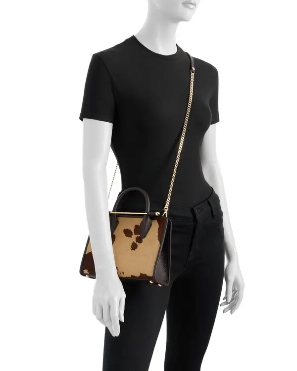 Strathberry Mini Calf Hair Tote