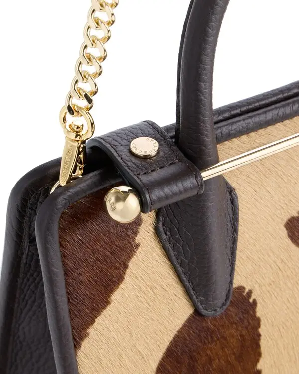 Strathberry Mini Calf Hair Tote
