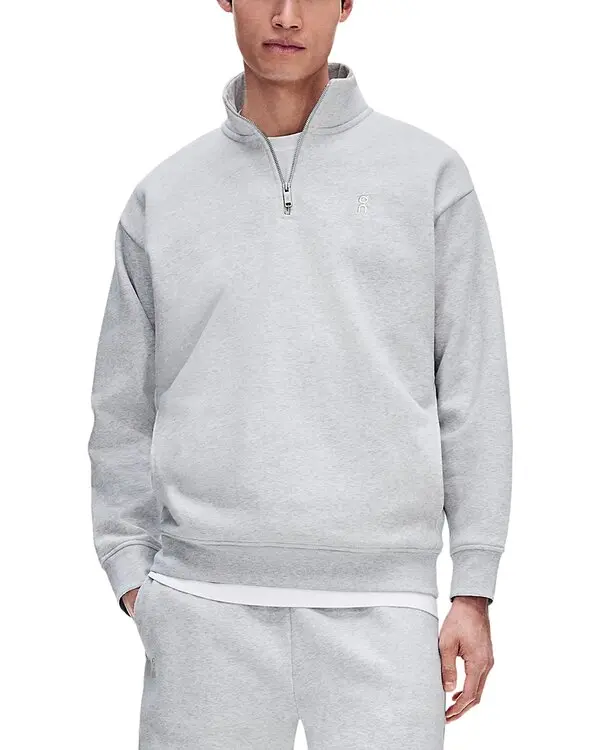 On Club Collective Quarter Zip Cott Blend Sweatshirt