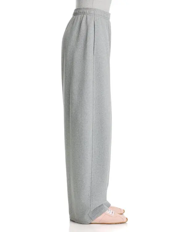Alexander Wang Mid Rise Relaxed Logo Sweatpants - Sidewalk