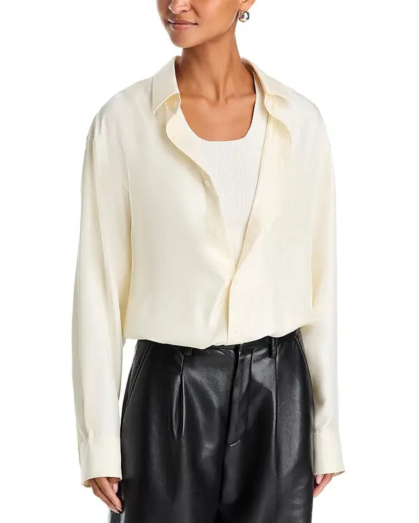 Alexander Wang Pre-styled Cami Top With Button-up Shirt
