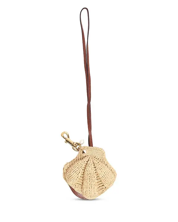 Chloé Symbols Raffia Shell Bag Charm