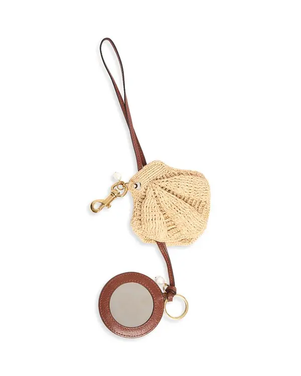 Chloé Symbols Raffia Shell Bag Charm
