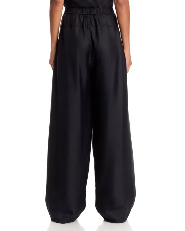 Alexander Wang Mid Rise Silk Track Pants