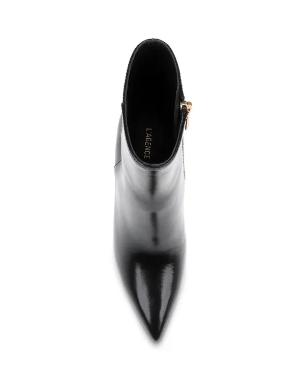 L'Agence Leather Boots - Black Leather