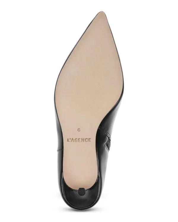 L'Agence Leather Boots - Black Leather