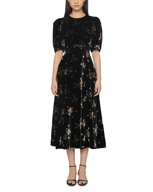 Sea Leda Velvet Midi Dress