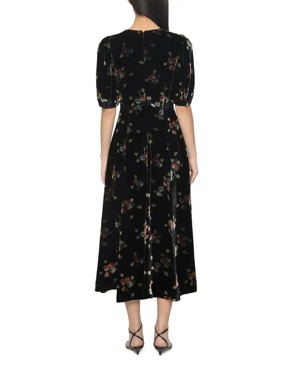 Sea Leda Velvet Midi Dress