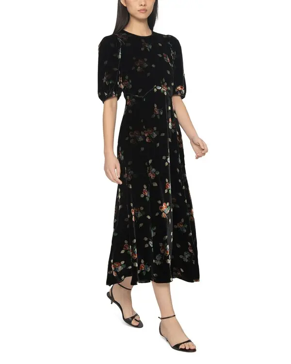 Sea Leda Velvet Midi Dress