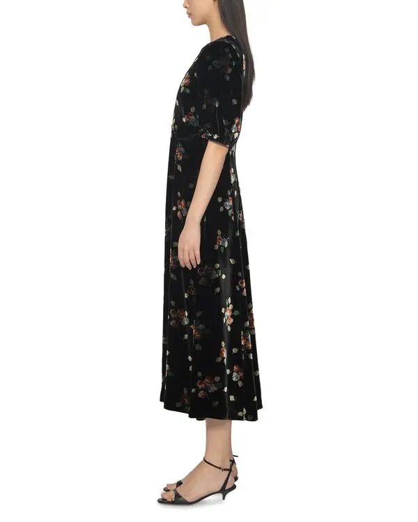 Sea Leda Velvet Midi Dress