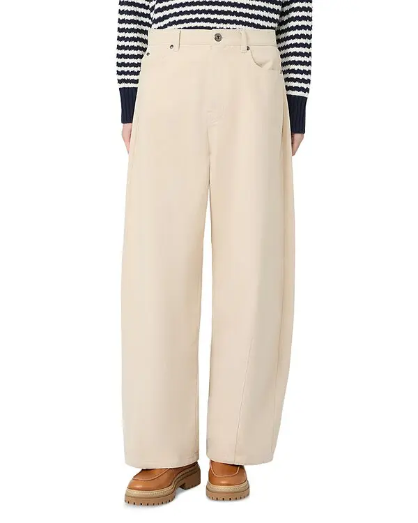 Max Mara Wkdordine Cotton Barrel Jeans