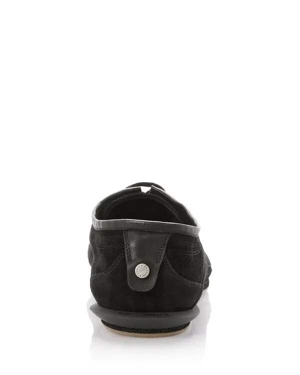 Dolce & Gabbana Derbies Low Top Suede Sneakers - Black