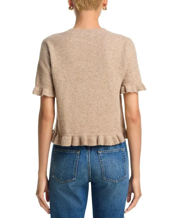 SIX FIFTY Ruffle Trim Sweater