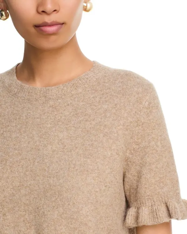 SIX FIFTY Ruffle Trim Sweater
