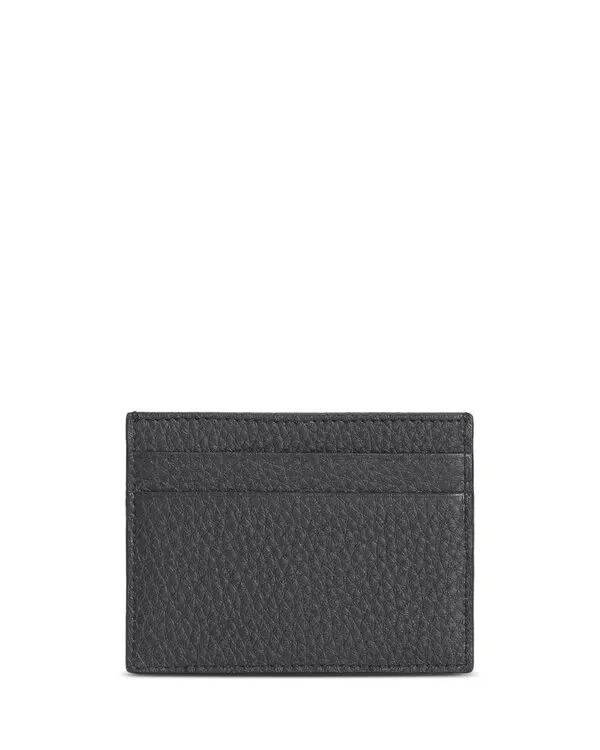 Dolce & Gabbana Logo Pebble Leather Card Holder