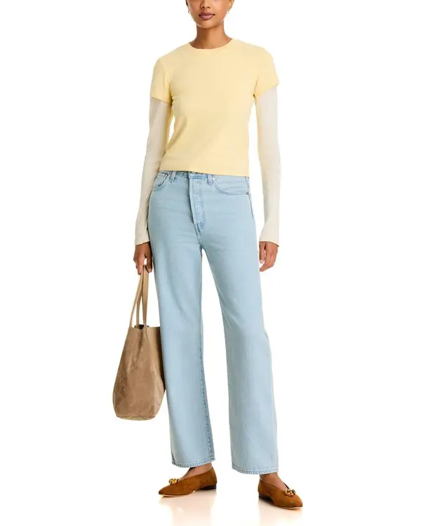 LEVI'S Ribcage Wide Leg Jeans