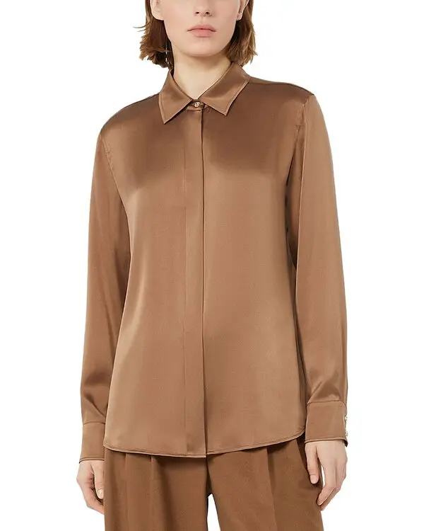 Max Mara Mstxero Silk Blend Shirt