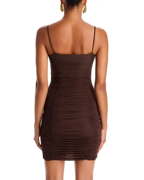 MAYGEL CORONEL Ruched Mini Dress