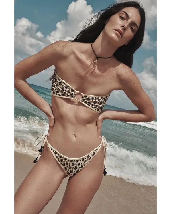 Johanna Ortiz Seawaters Strapless Bandeau Bikini Top