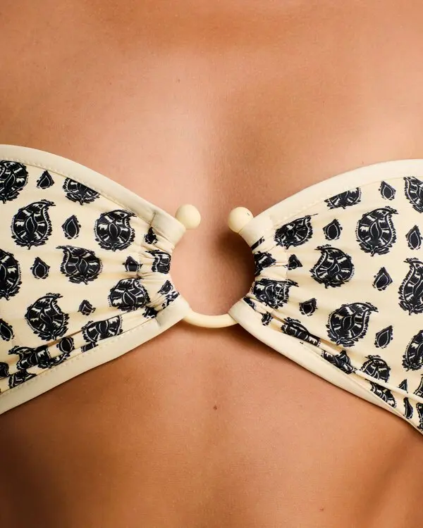 Johanna Ortiz Seawaters Strapless Bandeau Bikini Top