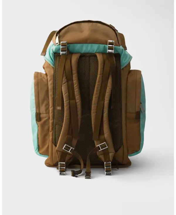 Prada Large Re-nylon And Saffiano Leather Backpack