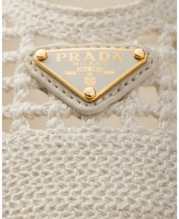 Prada Crochet Ballerinas