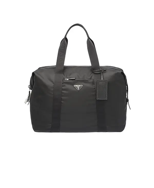 Prada Re-nylon And Saffiano Leather Duffle Bag