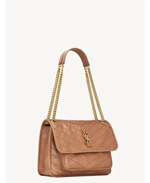 Saint Laurent Niki Medium Bag In Vintage Leather