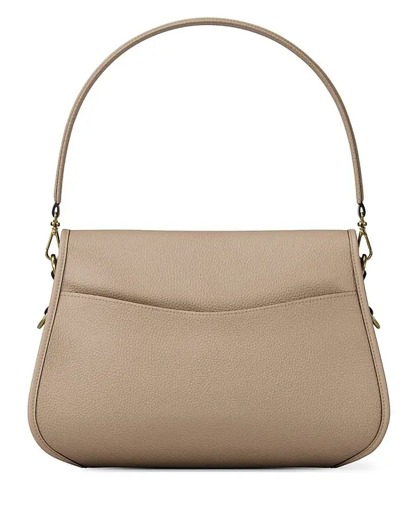 Michael Kors Holmes Medium Leather Crossbody Bag - Eggshell