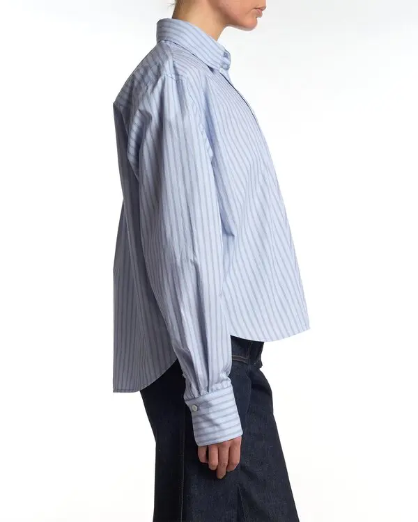 Victoria Beckham Ellys Button-up Shirt With Striped Pattern
