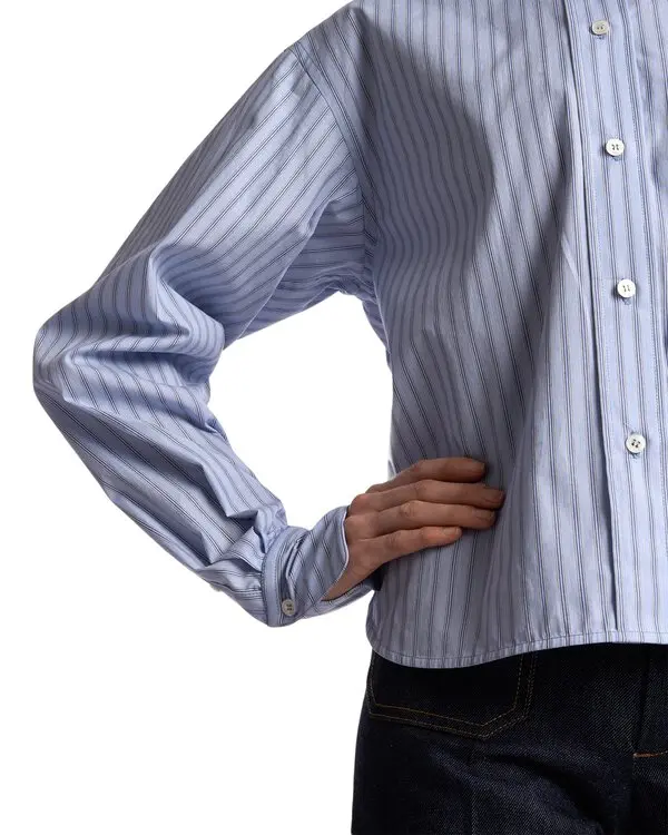 Victoria Beckham Ellys Button-up Shirt With Striped Pattern