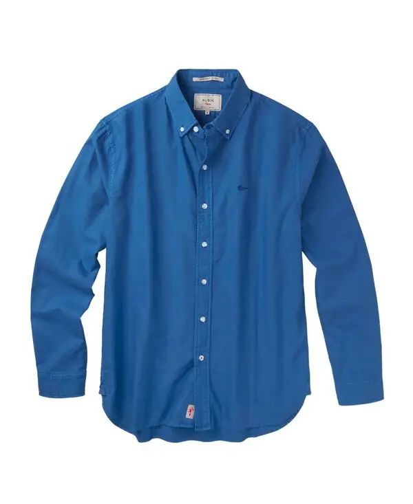Aubin Horkstow Lightweight Oxford Shirt - Bright Blue