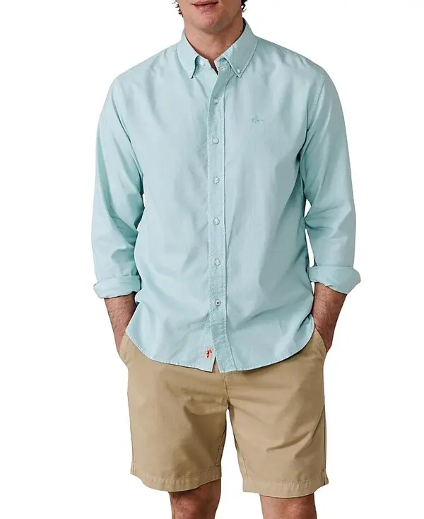 Aubin Horkstow Lightweight Oxford Shirt - Mint