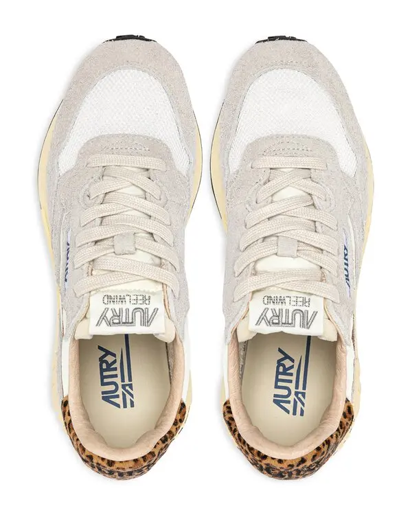 AUTRY Reelwind Low Top Sneakers - White/leo