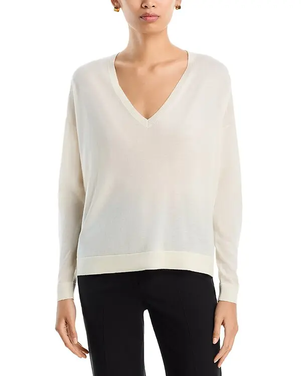 Co Cashmere V Neck Sweater