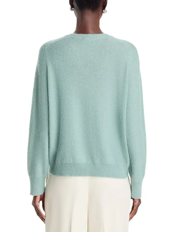 Fabiana Filippi Crewneck Sweater With Sequin Embellishments