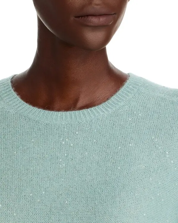 Fabiana Filippi Crewneck Sweater With Sequin Embellishments