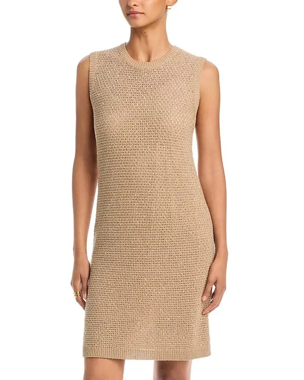 Fabiana Filippi Metallic Knit Sweater Dress