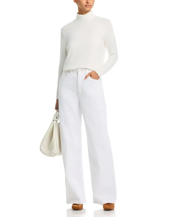 Fabiana Filippi Cotton Stretch Wide Leg Jeans