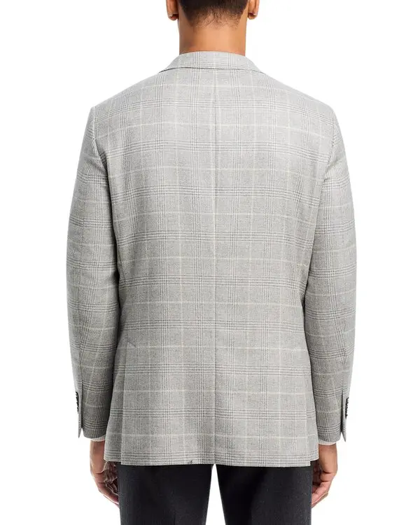 Peter Millar Tailored Fit Wool & Cashmere Plaid Soft Jacket
